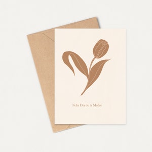 Feliz Dia De La Madre Dia De Las Madres, Mother's Day Card, Cute Mother ...