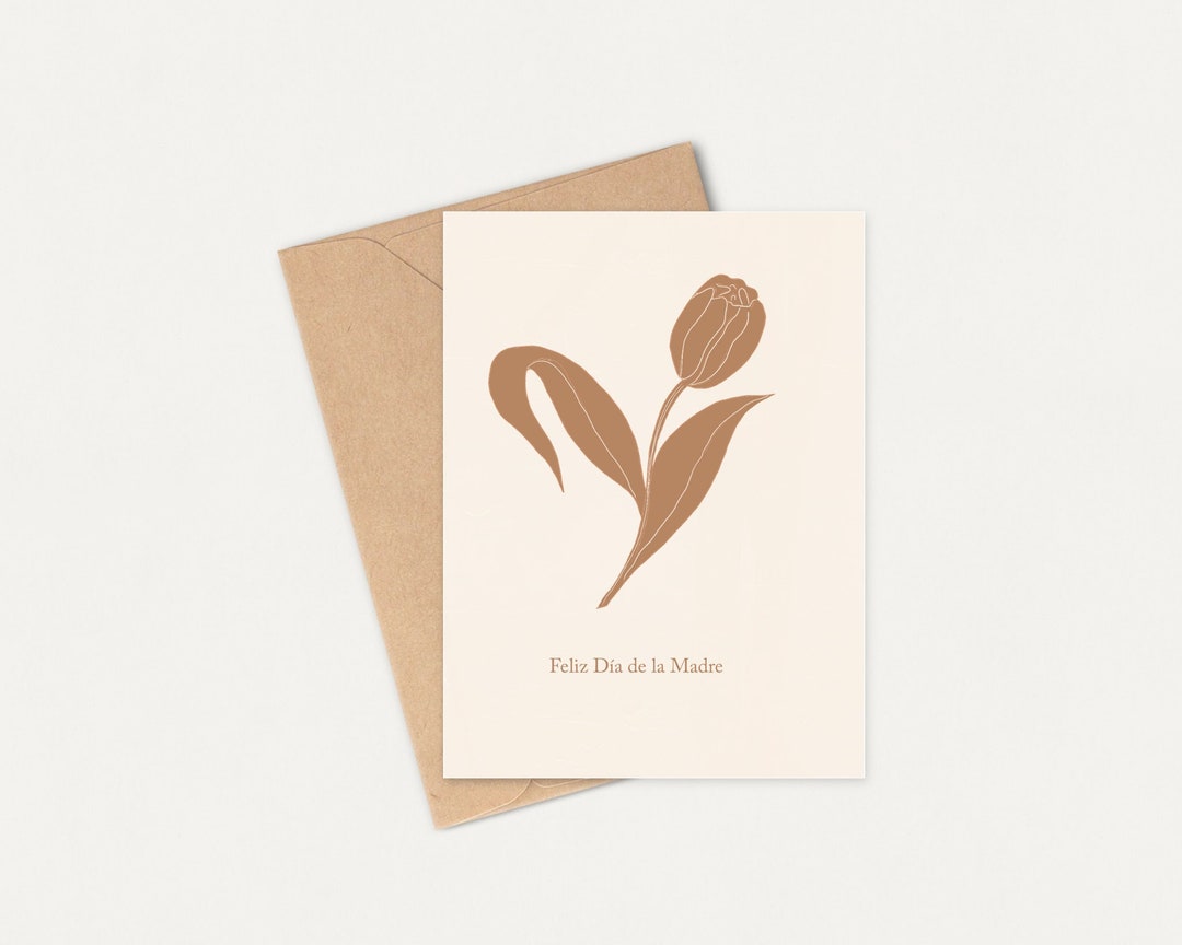 Feliz Dia De La Madre Dia De Las Madres, Mother's Day Card, Cute Mother ...