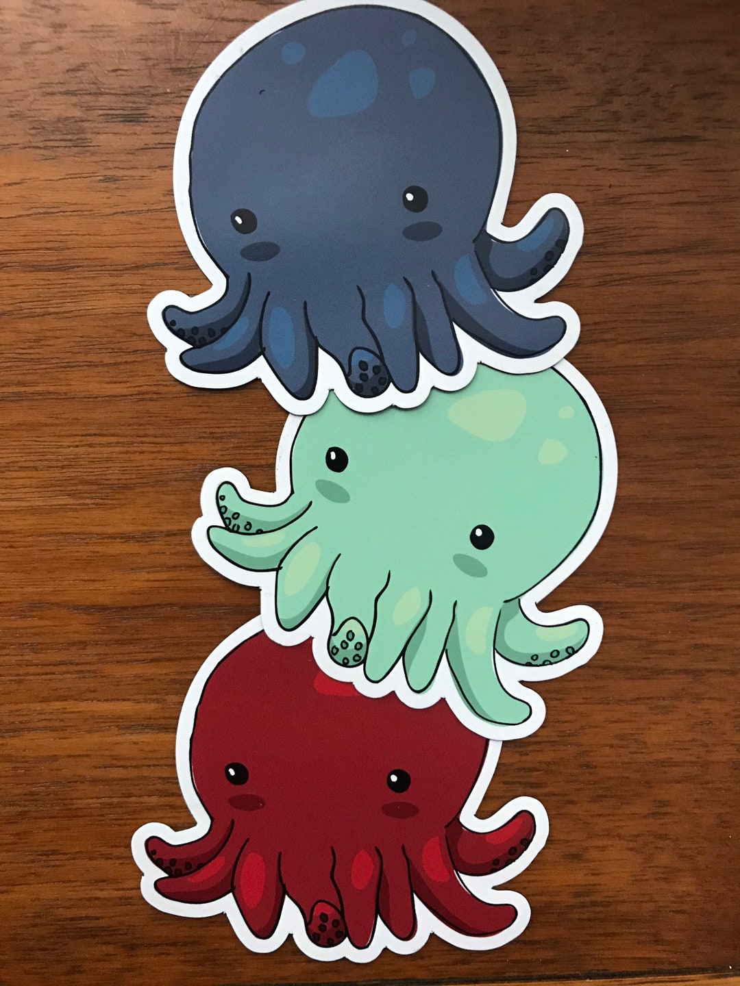 Octopus Magnets: 3 Pack - Etsy