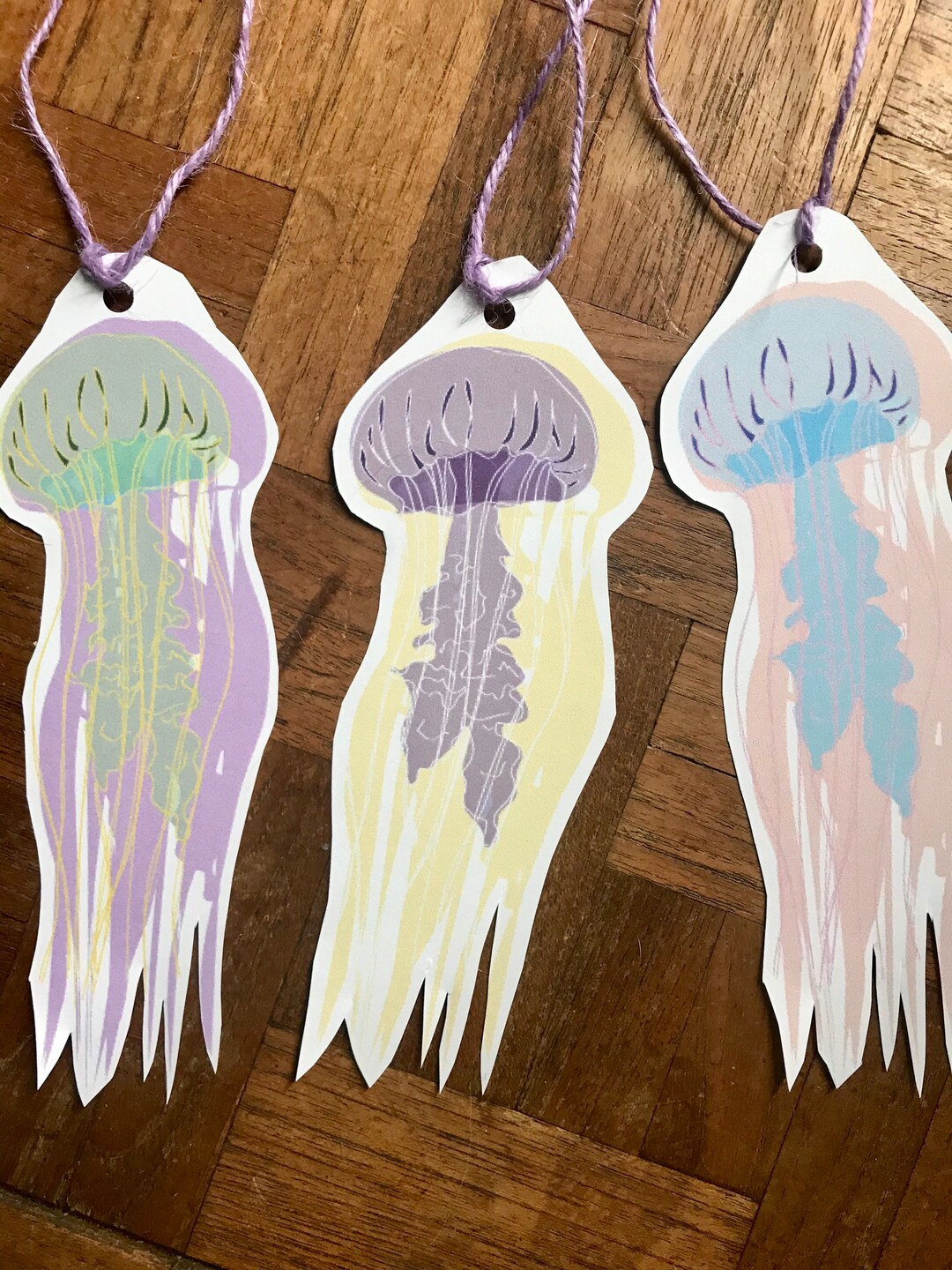 Jellyfish Bookmarks- Pack of 3 - Etsy