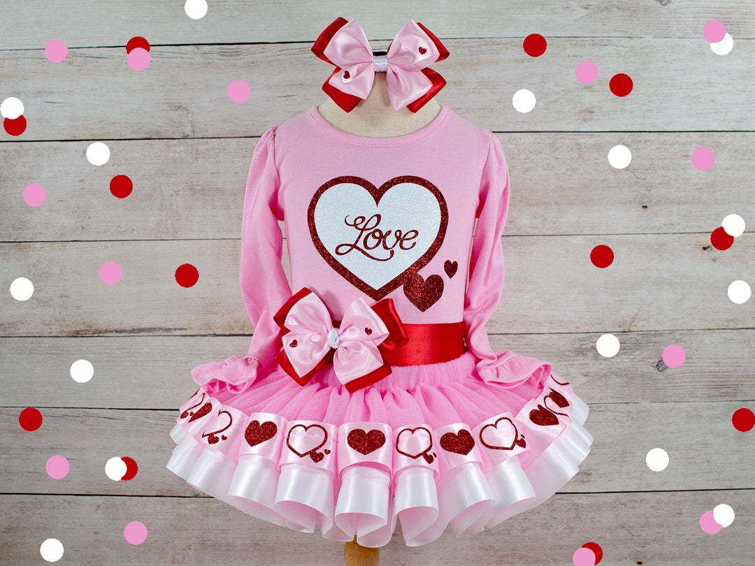 Girls Valentine Dress Queen of Hearts Dress Valentine Tutu Outfit ...
