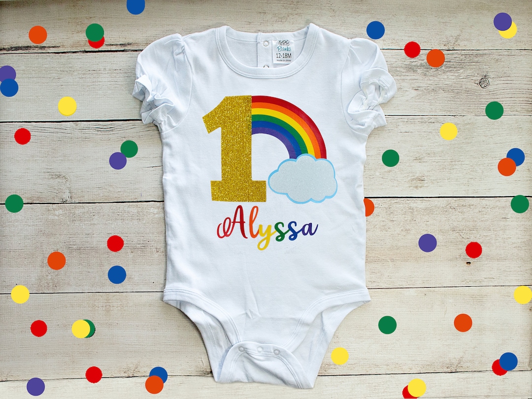 Rainbow Birthday Outfit Over the Rainbow Outfit Wizard of Oz Outfit ...