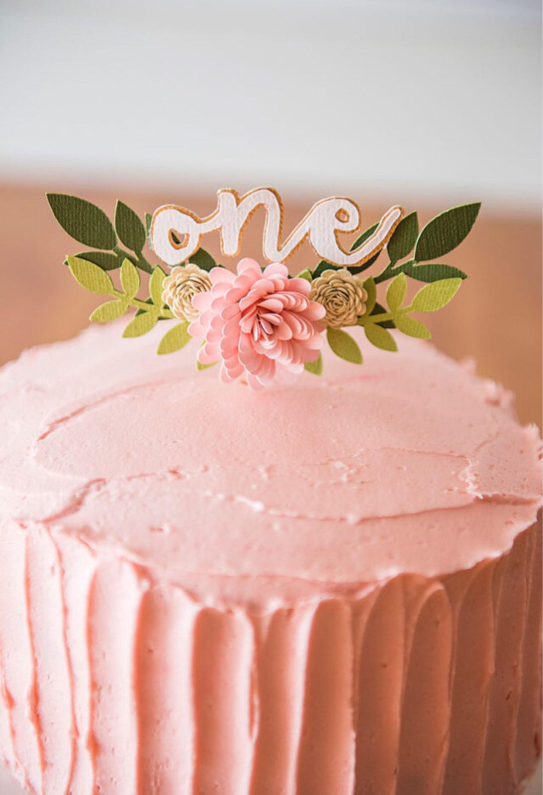5" Blooming Cake Topper - Etsy