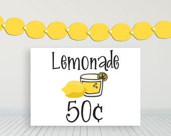 Lemonade Digital Sign | Etsy