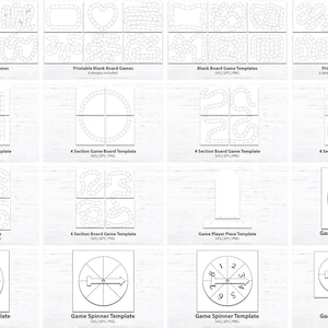 Ultimate DIY Classroom Board Game Kit: 30 Designs, Spinner Templates ...