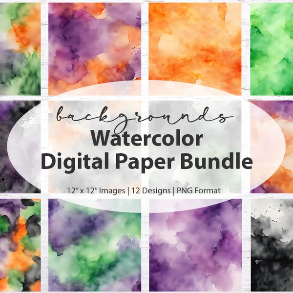 Halloween Watercolor - Etsy