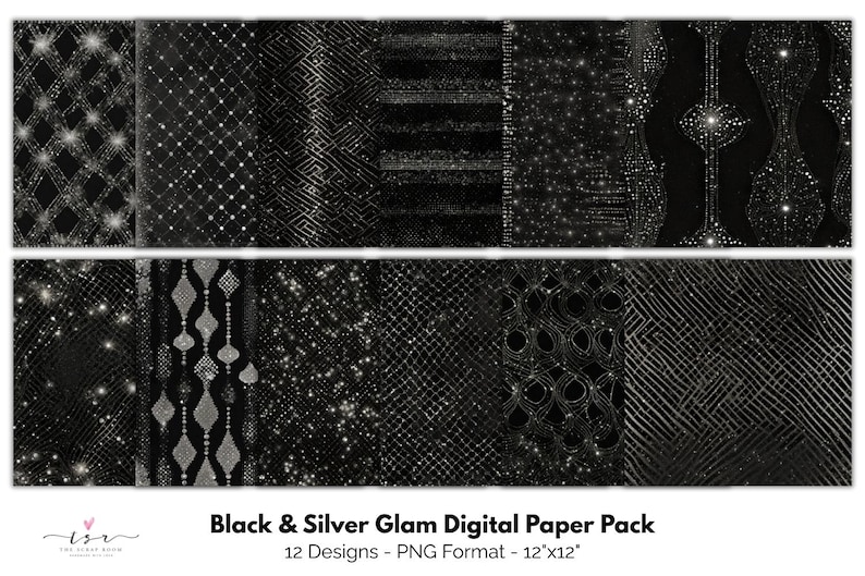 Digital Paper Pack Mega Bundle 1 Backgrounds Textures Printable Paper ...