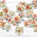 Print and Cut Flower Stickers Printable Stickers Floral Sticker Junk ...