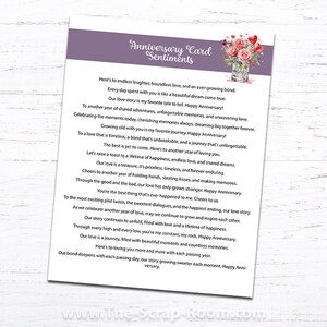 Printable Greeting Card Sentiments Lists Ideas to Write in Your ...