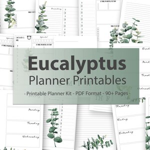 Ultimate Self Care Printable Planner Bundle: Printable Planner Inserts ...