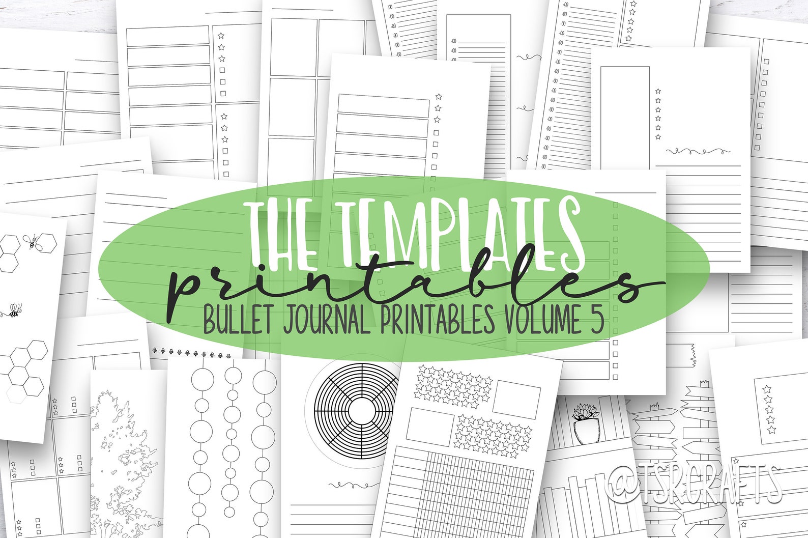 Printable Journal Templates Bundle 5 Printable Planner - Etsy