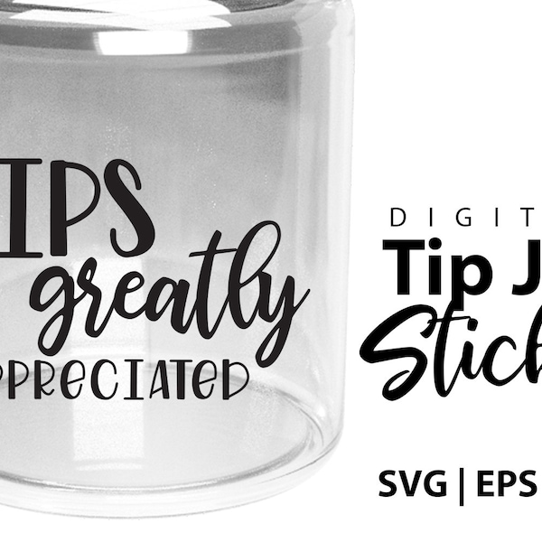 Tips Appreciated Sign - Etsy