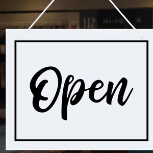 Printable Open Sign Printable Closed Sign Designs Print or Cut Pdf Svg ...