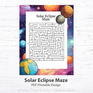 Solar Eclipse Printable Activity Bundle Includes Solar Eclipse Word ...
