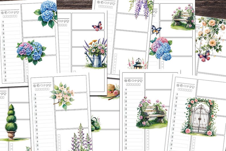 Daily Planner Inserts Cottagecore Printable Planner Daily Weekly ...