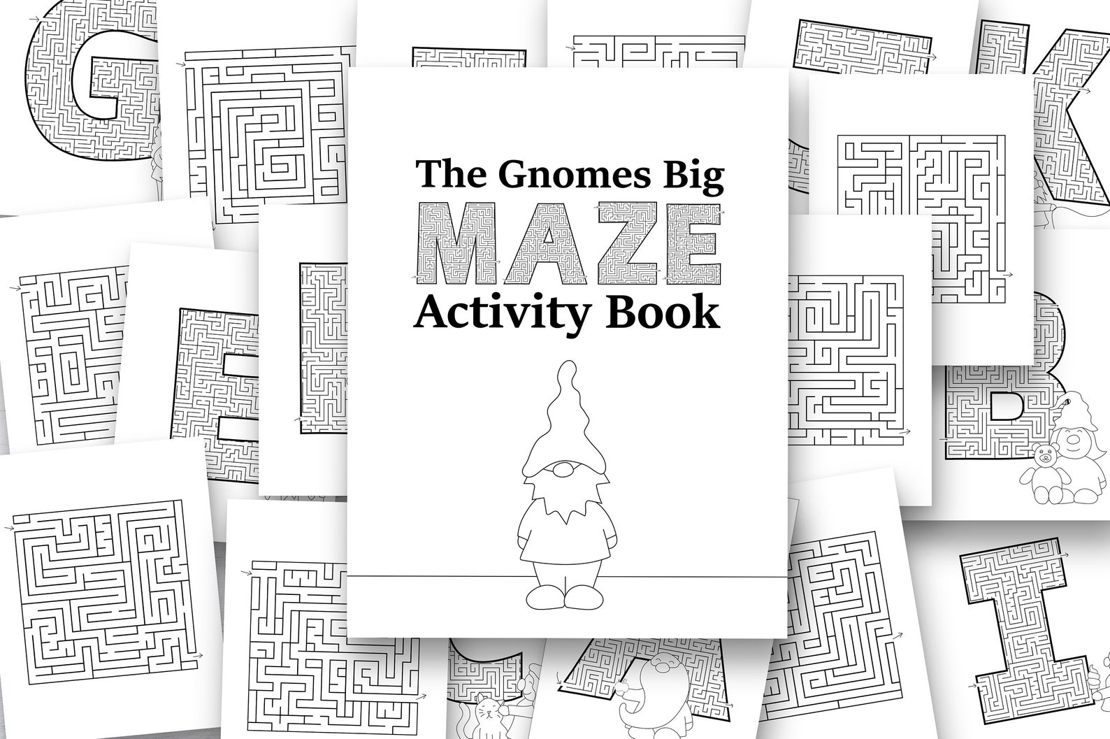 Educational Printables: Printable Maze Activity Book the | Etsy