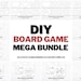 Printable Blank Board Game Templates BUNDLE Kids Game Printable Game ...