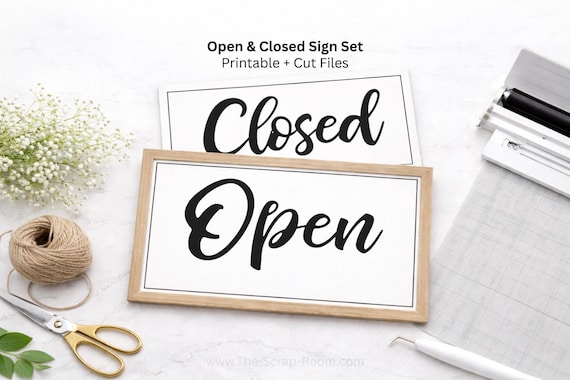 Diy Open Closed Sign