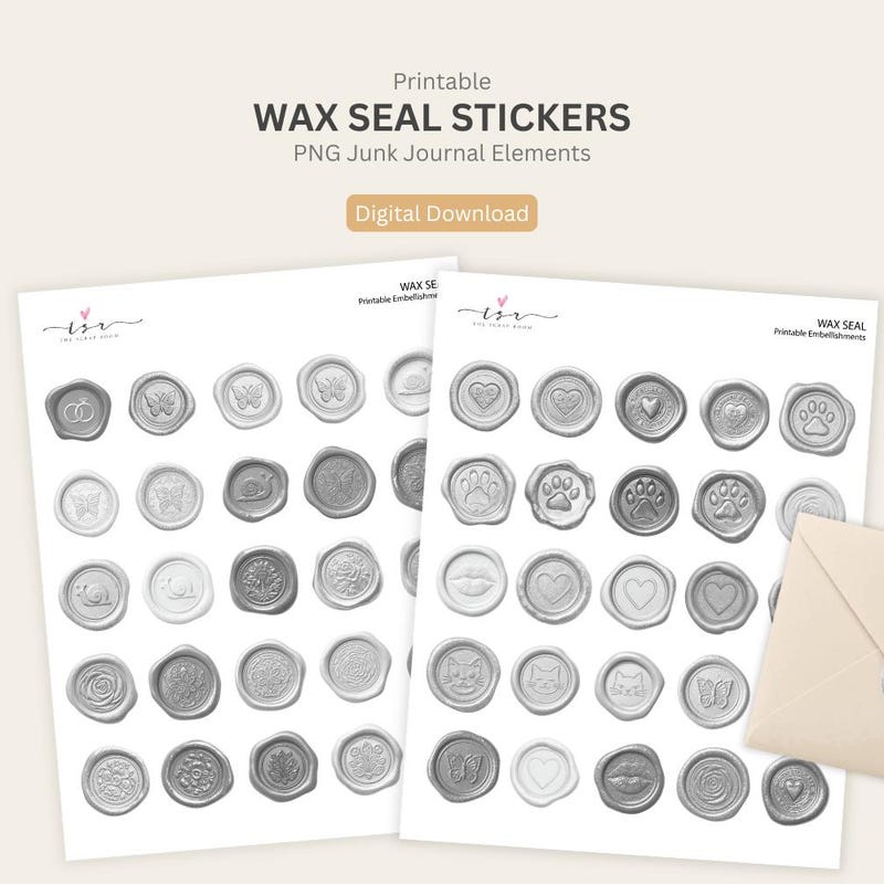 Mail Stickers Wax Seal - Etsy