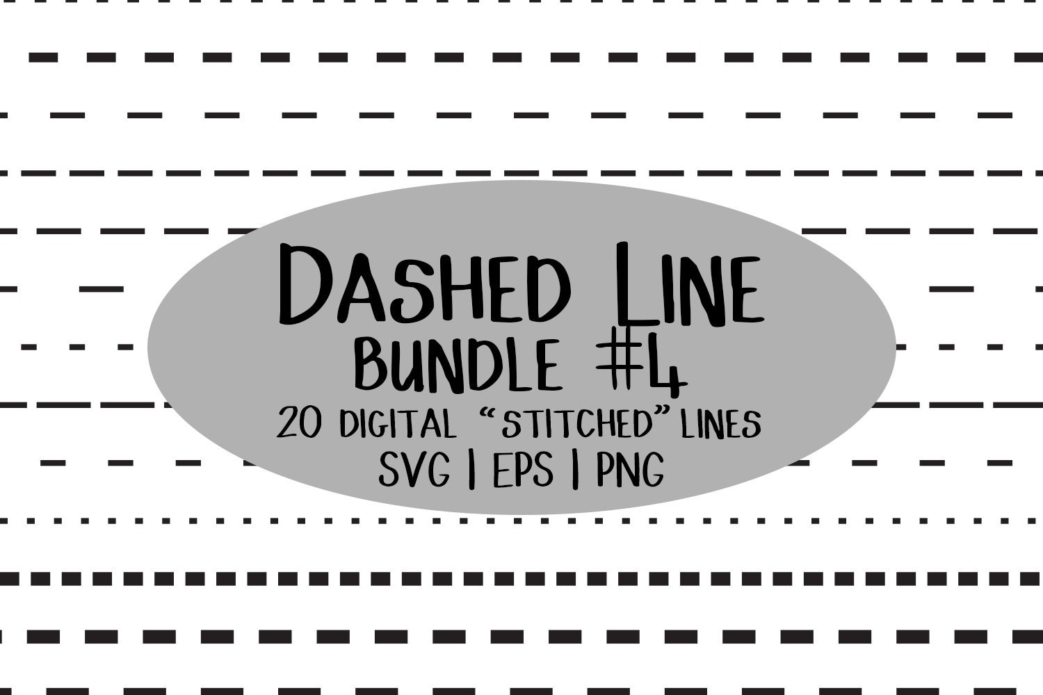 Dashed Lines digital designs digital stitch lines in svg eps | Etsy