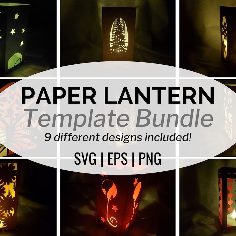 Lantern Template - Etsy