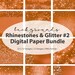 Orange Glitter Digital Paper Pack Glitter Paper Printable Paper Digital ...