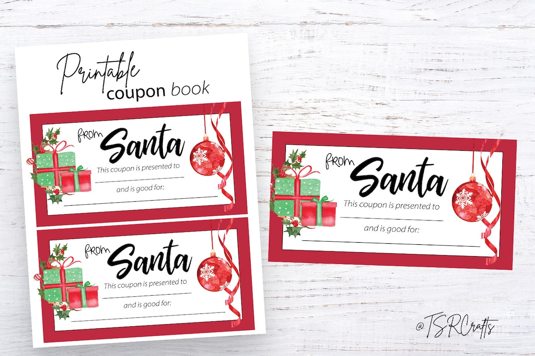 Printable Coupon Book Template 1 Page Template That is Easy - Etsy