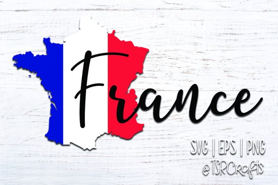 France SVG / PNG High Quality Vector Graphic for DIY | Etsy