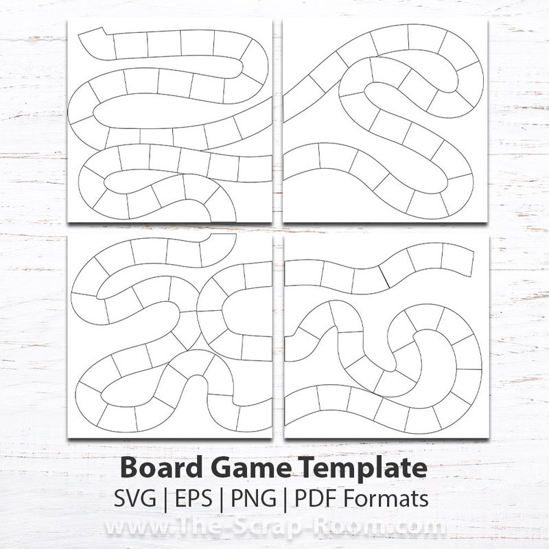 Blank Board Game Kids - Etsy