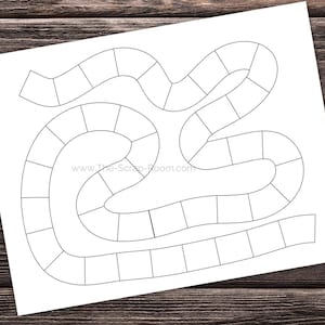 Printable Blank Board Game Templates Game Design Printable Game Diy ...
