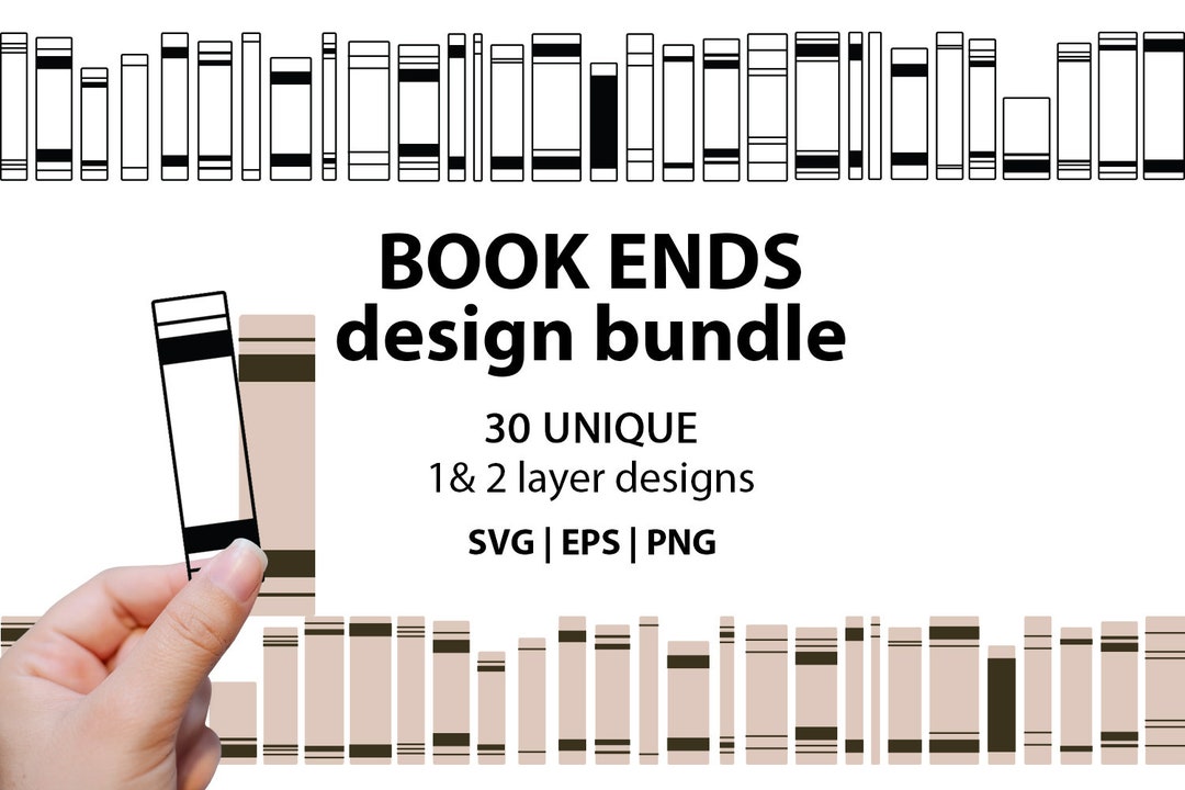 Book Svg Bundle Book Spines Svg Reading Cut File Book Lover Svg Library ...