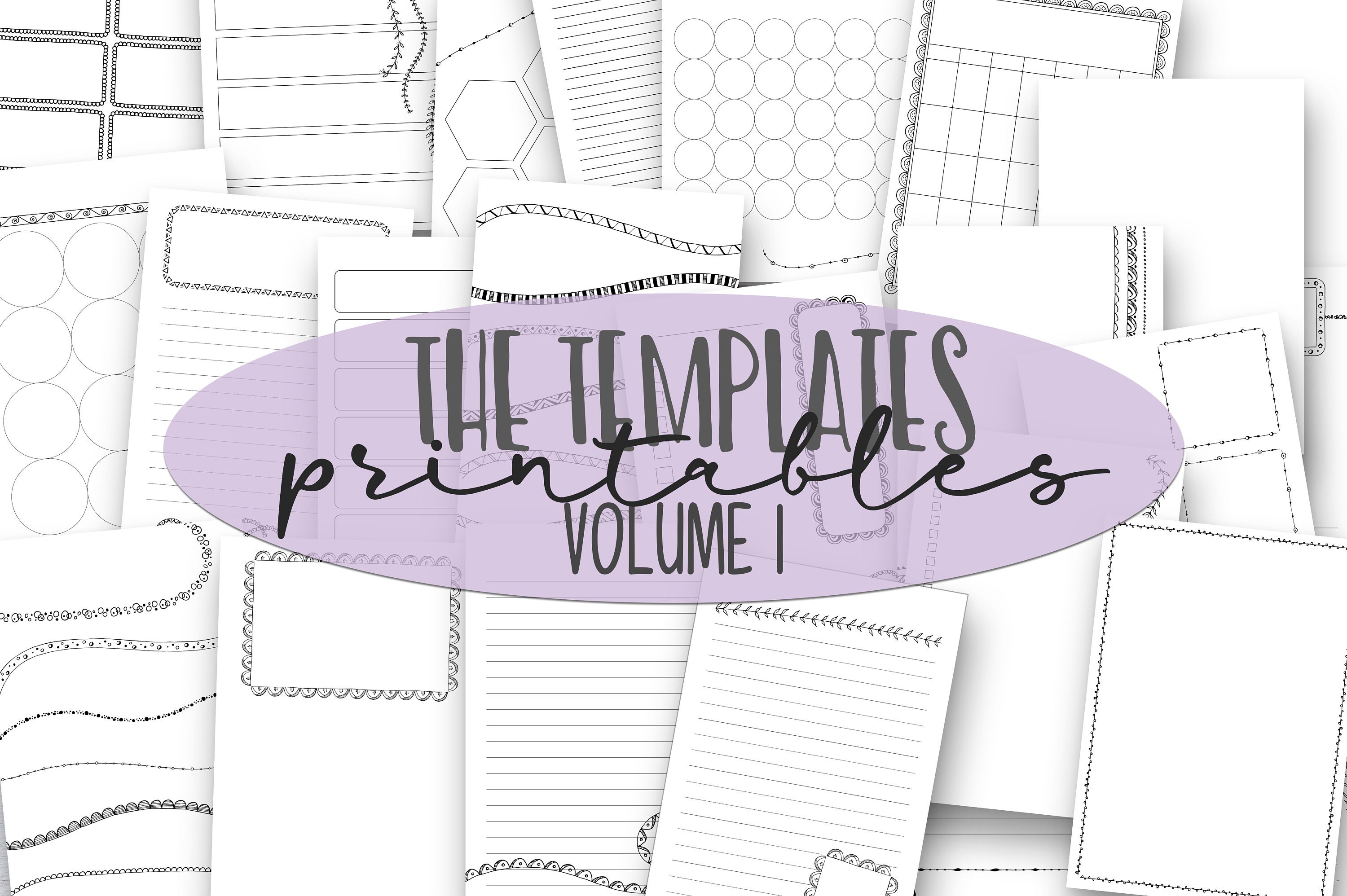 Printable Planner Kit Templates Digital Planner Journal Templates ...