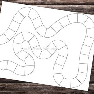 Printable Blank Board Game Templates Game Design Printable Game Diy ...