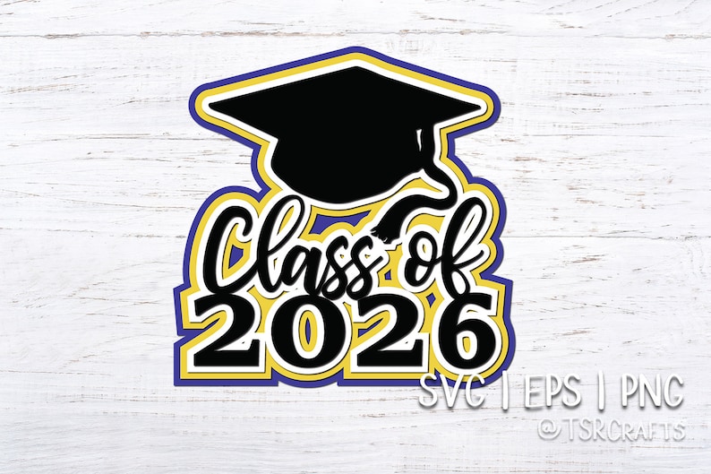 Class of 2026 Mini SVG Bundle Layered Svg Grad Designs - Etsy