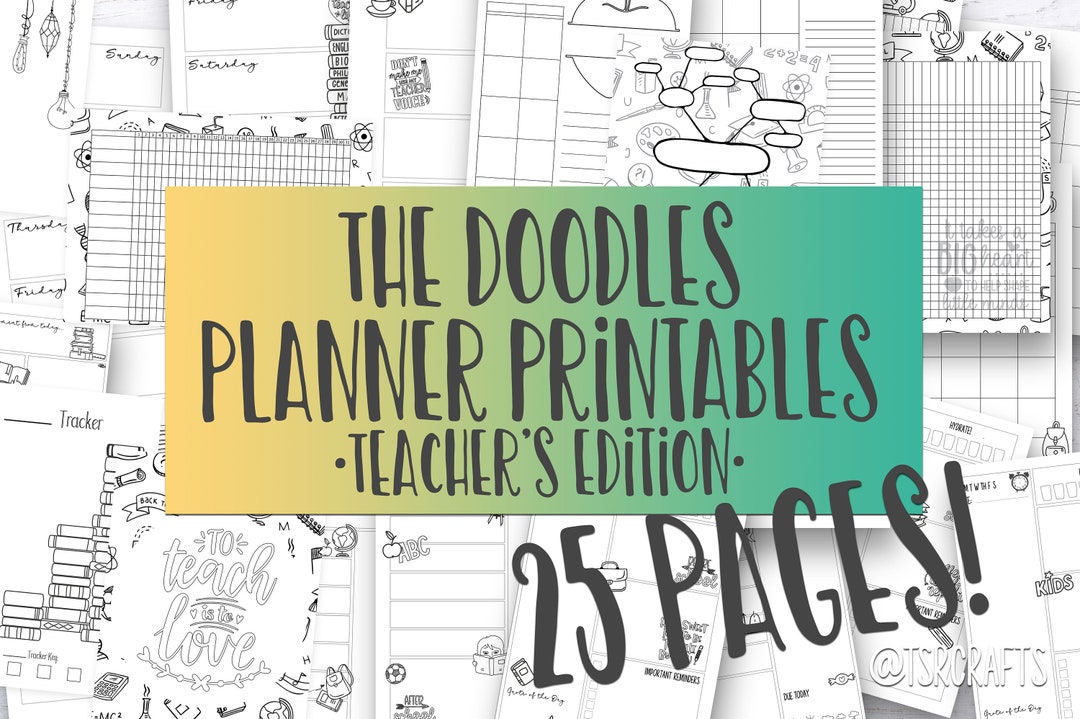 Teacher Planner Printables / Journal Printables FOR TEACHERS Printable ...