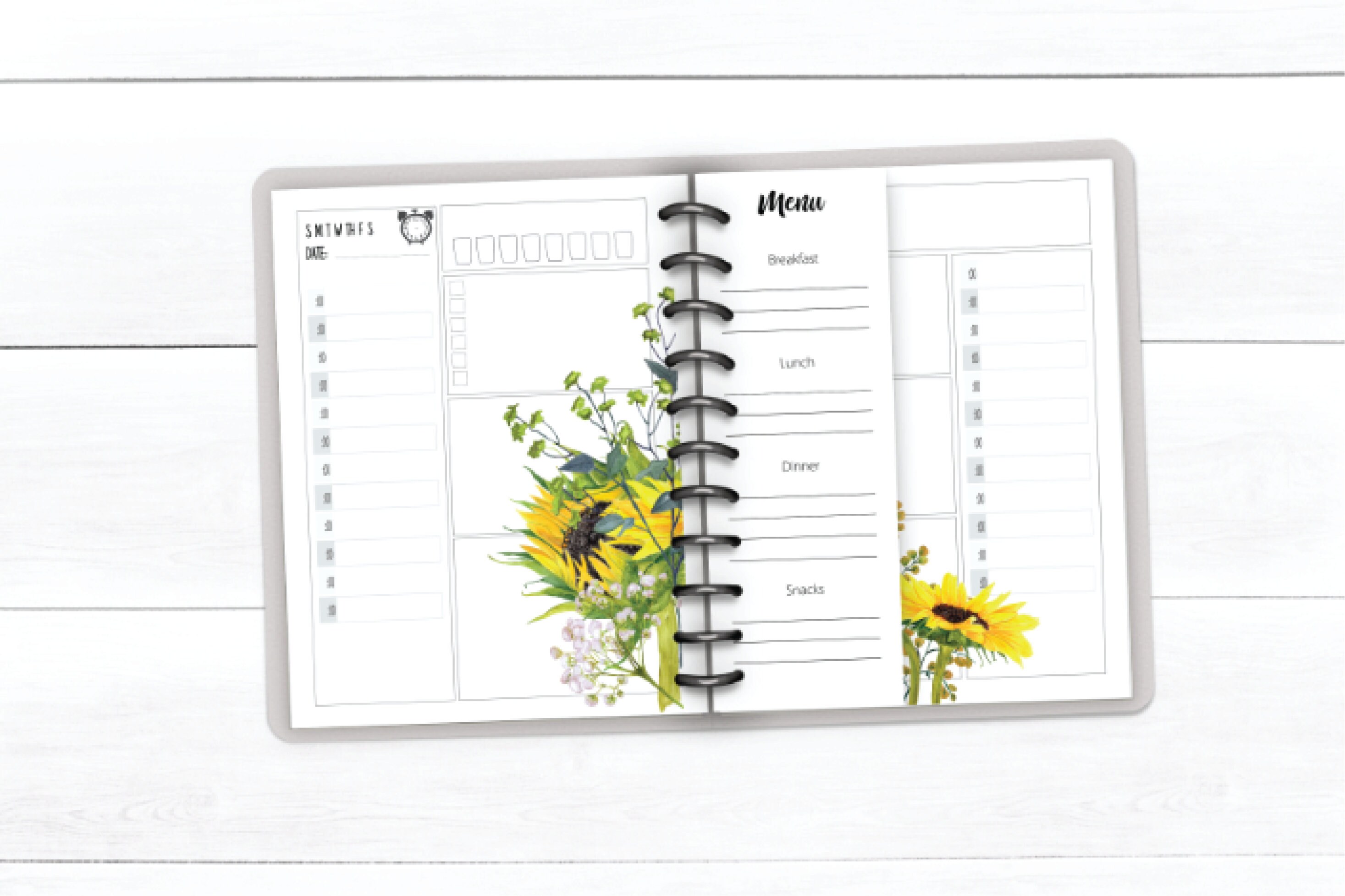 Undated Half Page Planner Inserts PDF Instant Download 10 | Etsy