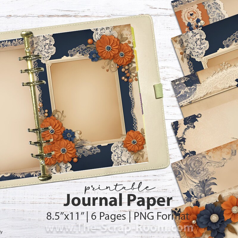 Orange Journal - Etsy