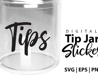 Funny Tip Jar Signs, Tip Jar Bubble-free Stickers, Nigerian Prince Tip ...