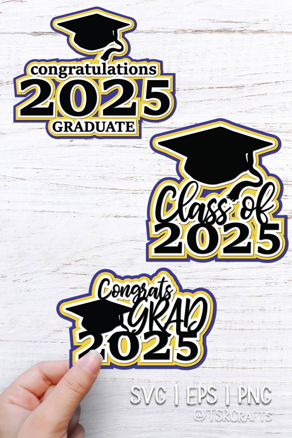 Class of 2025 Mini SVG Bundle Layered svg grad designs | Etsy