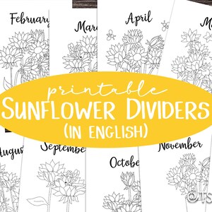 Floral Daily Planner Bundle Printable Undated Monthly, Weekly, and ...