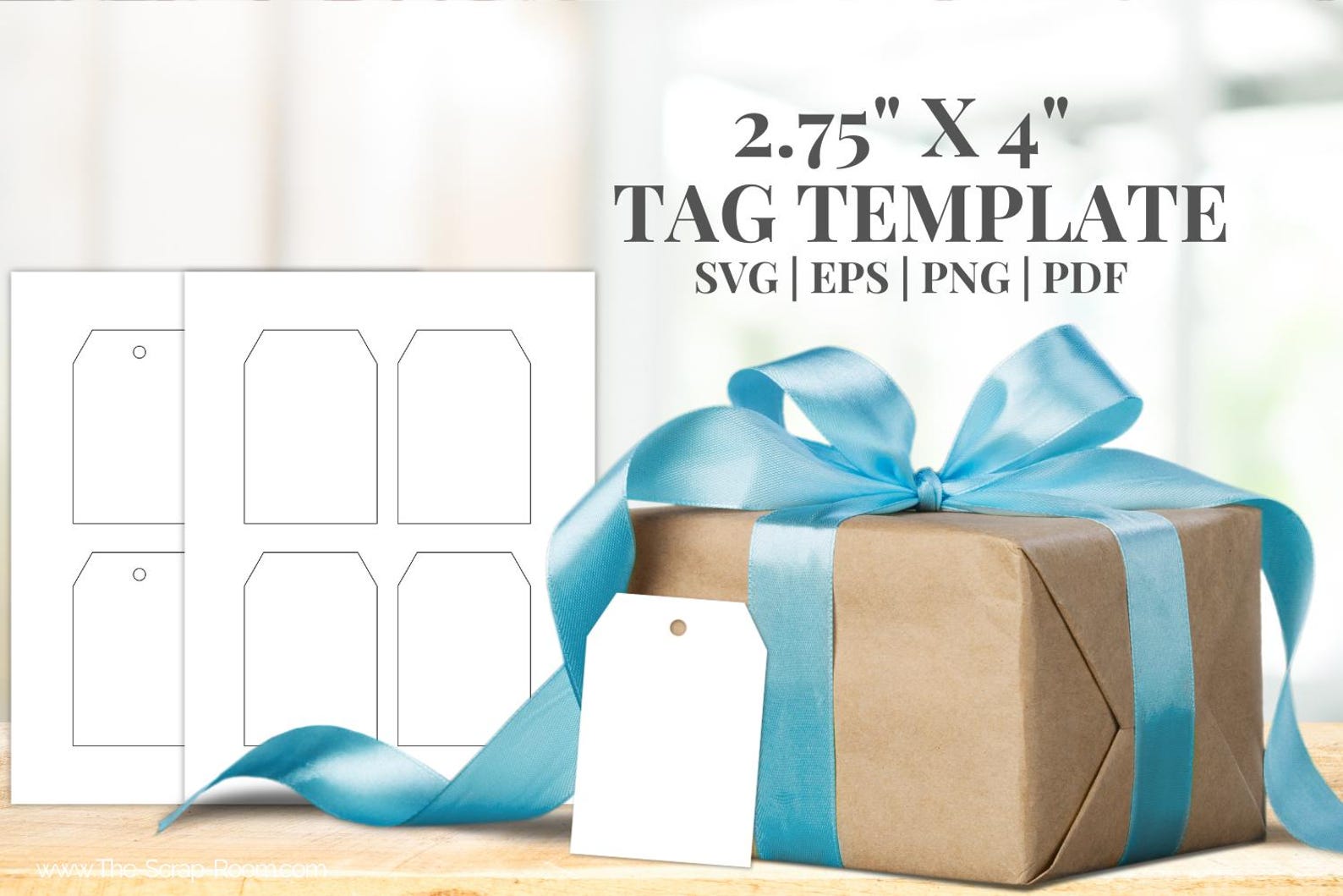 Hang Tag Template 2.75" X 4" Digital Tag Template to Create Your Own ...