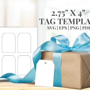 Hang Tag Template 2.75" X 4" Digital Tag Template to Create Your Own ...