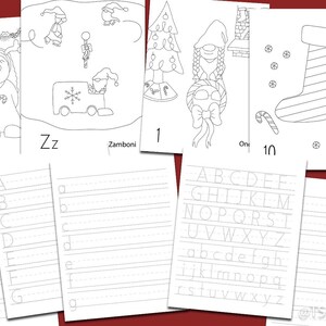 Printable Christmas Gnomes Activity Bundle for Kids: 4-in-1 Educational ...