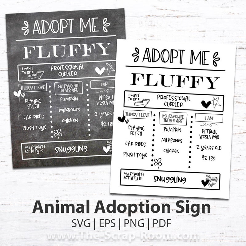 Rescue Dog Sign - Etsy