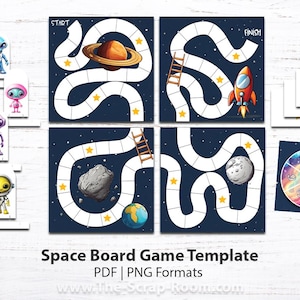 Printable Blank Board Game Templates BUNDLE Kids Game Printable Game ...