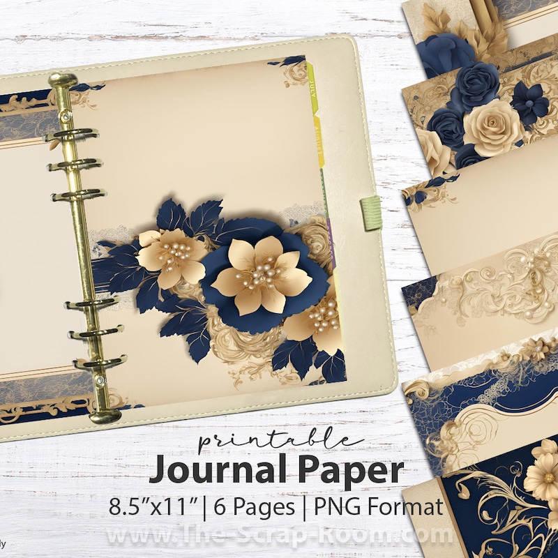 Navy Blue and Gold - Etsy