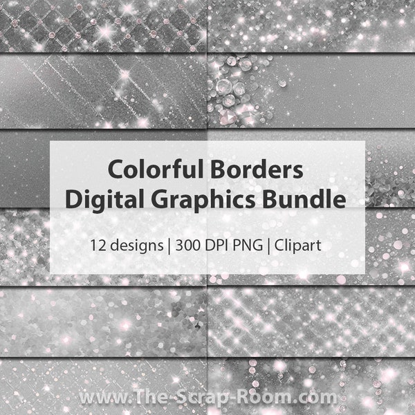 Digital Borders - Etsy