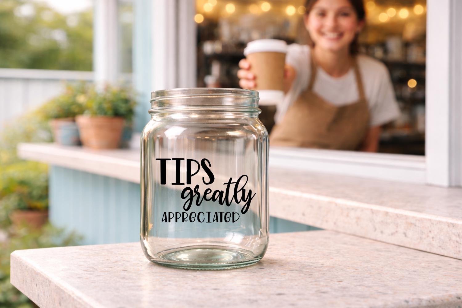 Tip Jar Digital Sticker Tip Jar Design 