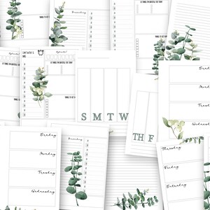 Ultimate Self Care Printable Planner Bundle: Printable Planner Inserts ...