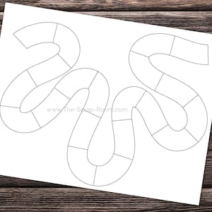 Printable Blank Board Game Templates Game Design Printable Game Diy ...